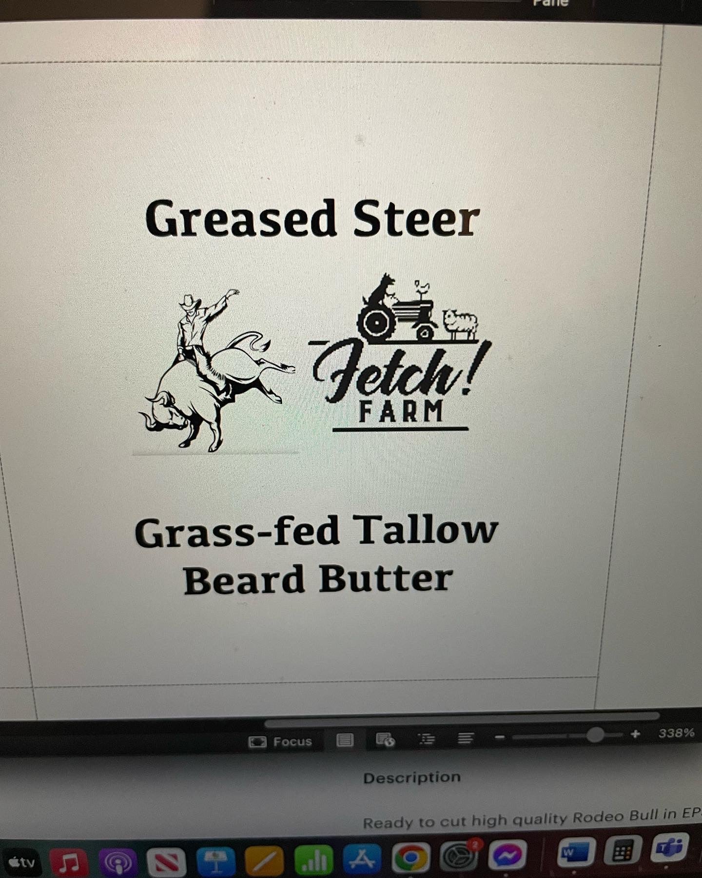 Greased Steer - Grassfed Beard Butter – Fetch! Farm